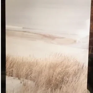 bouclair | Art | Modern And Beautiful Frame Beach Scene Nwt In Box ...